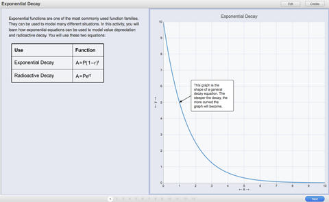 Exponential Decay | Concord Consortium